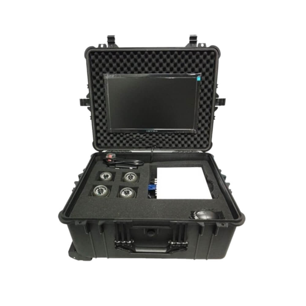 Mobile Monitoring CCTV System with 4 Cameras and DVR - Beacon International
